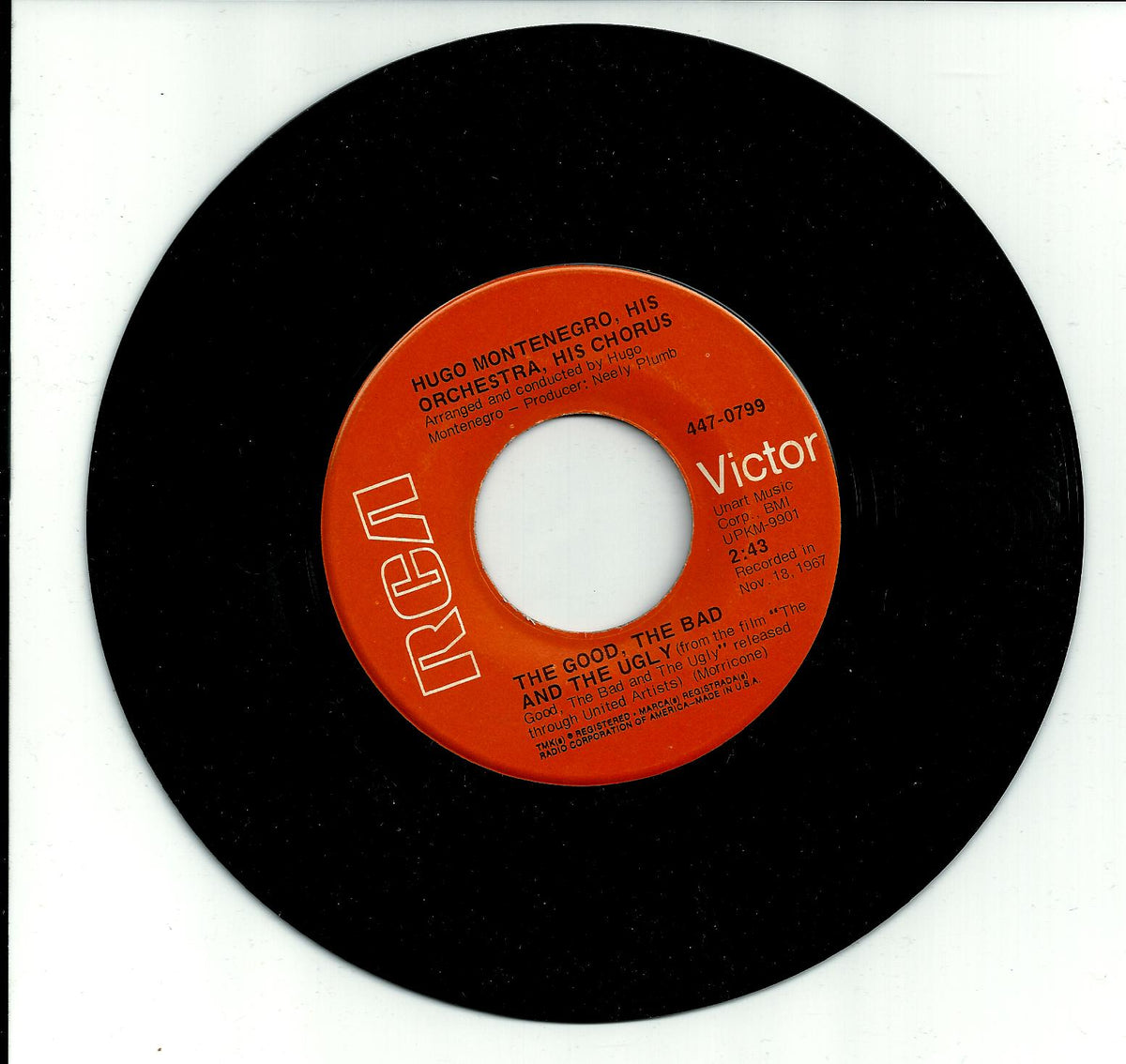 Hugo Montenegro and his Orchestra and Chorus. The Good, The Bad and Th ...
