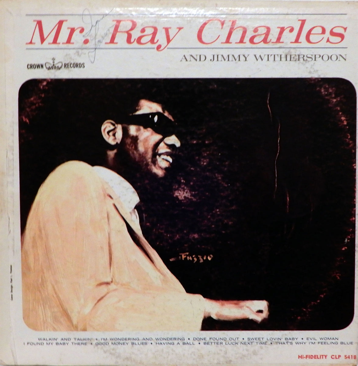 Ray Charles. Mr. Ray Charles and Jimmy Witherspoon – Dales Collectibles