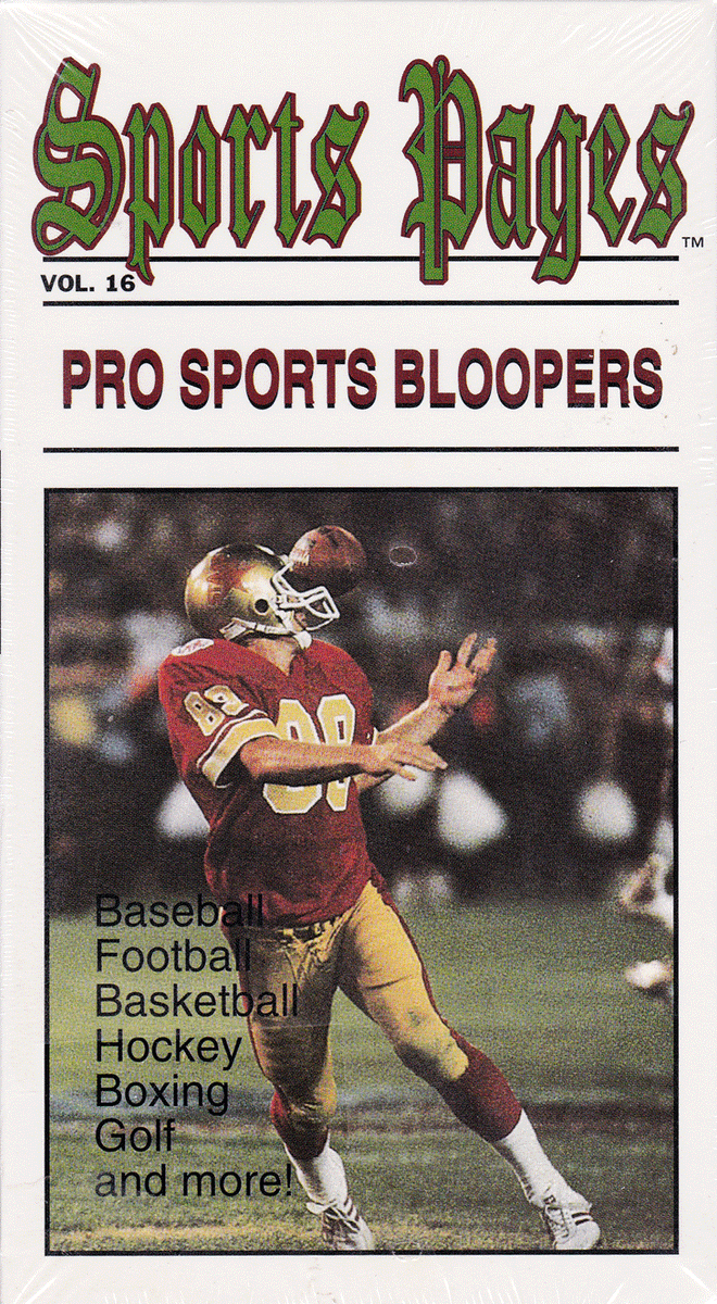 Sports Bloopers Dvd